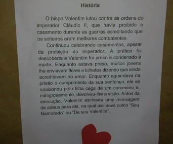 Atividade de Inglês: Valentine's Day - Colégio Bauru infantil - Preve ...
